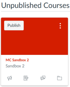 Canvas Sandbox – Getting Started with Canvas
