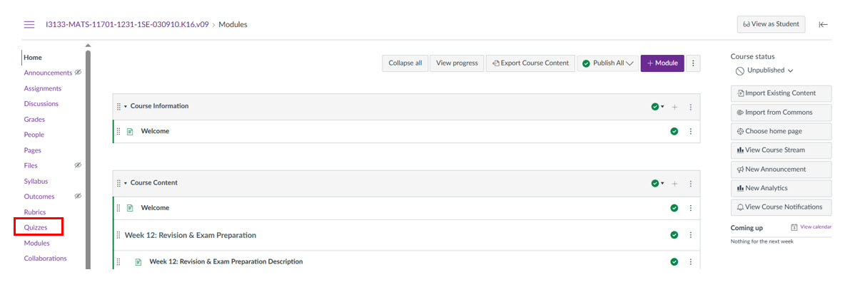 How to Preview Quizzes – Getting Started with Canvas