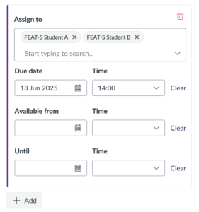 Using ‘Assign To’ – What Do Students See? – Getting Started with Canvas
