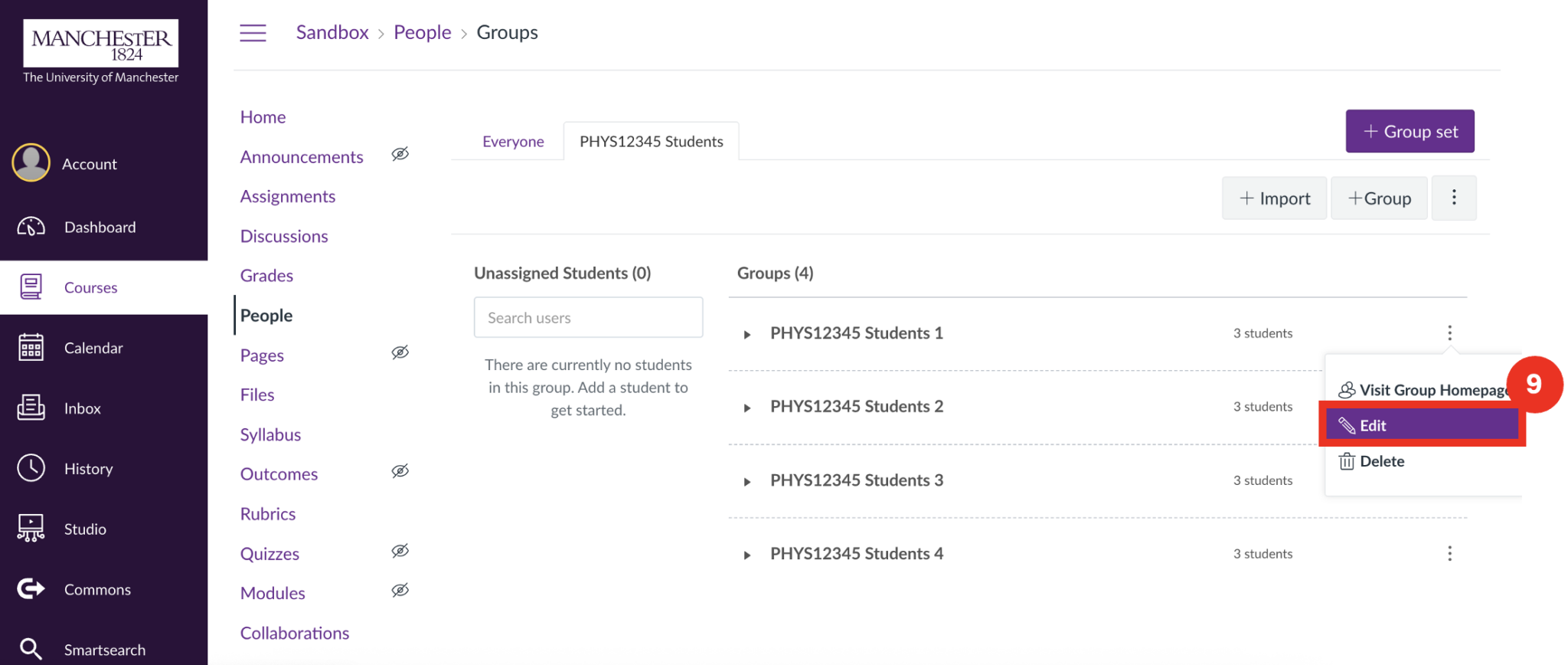 Managing Groups in Canvas – Getting Started with Canvas
