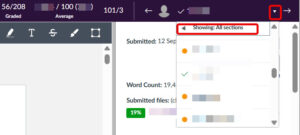 Accessing and marking submissions – Getting Started with Canvas