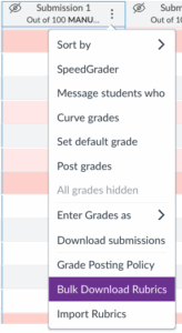 Managing Grades in Canvas Gradebook – Getting Started with Canvas