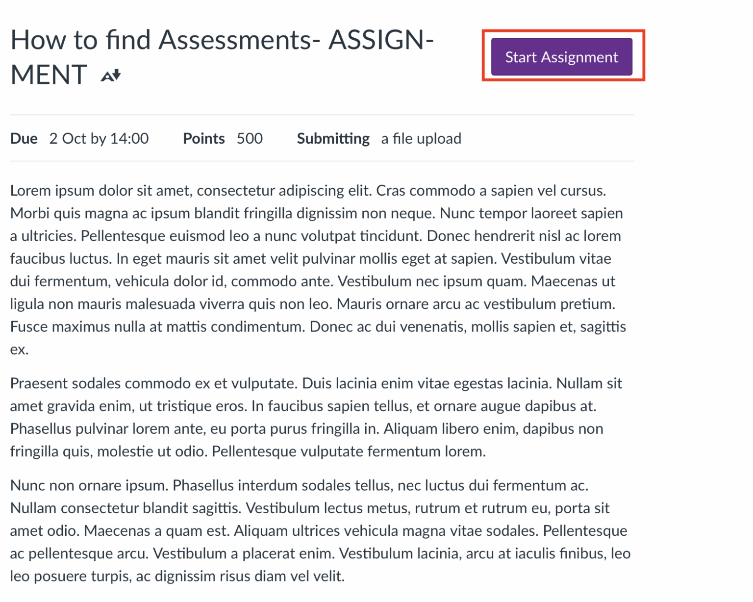 Student Guide: How to submit assignments on Canvas – Getting Started with Canvas